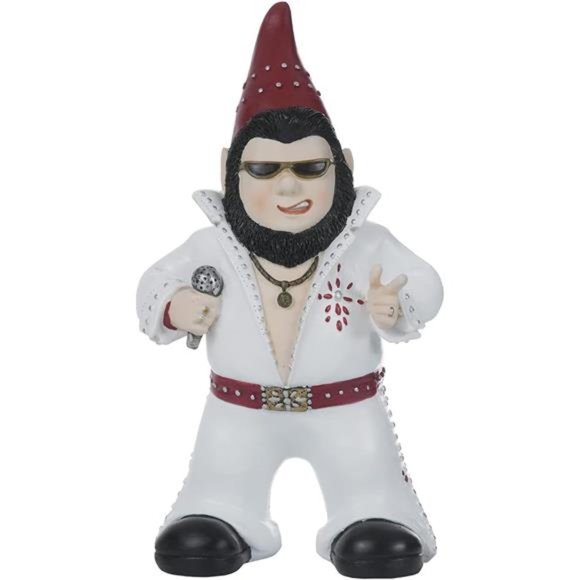 Accents | Gnome Statue Rock Singer Gnome Figurines Ornament Outdoor ...
